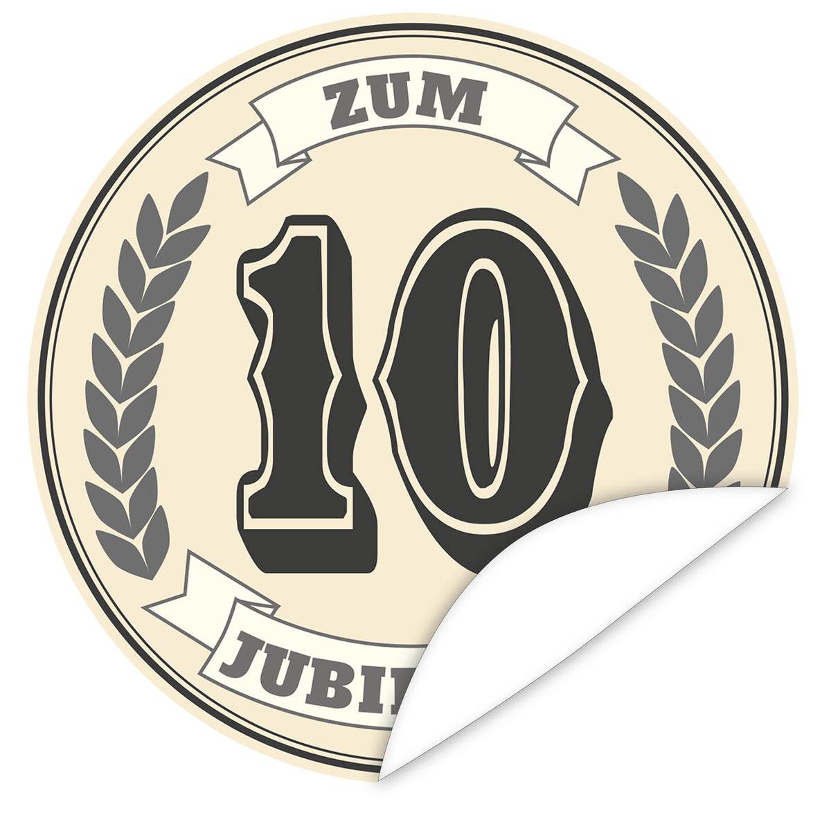 Abi 2019 - Sticker I rund ⌀ 7 cm I Aufkleber zum Abitur — Ossiladen
