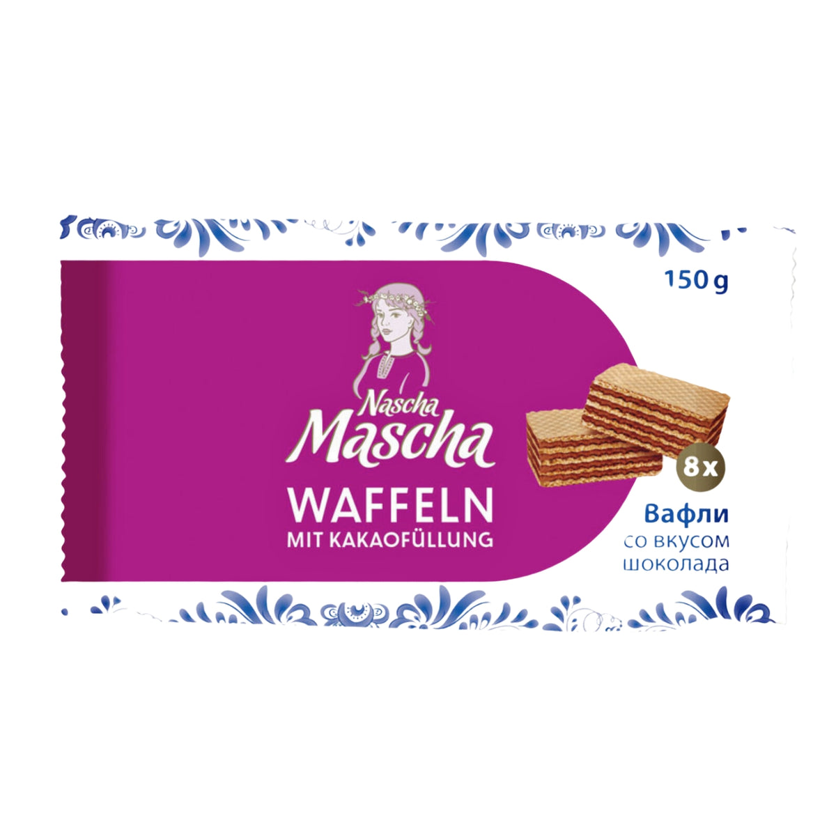 Nascha Mascha Waffeln mit Kakaocremefüllung 150 g — Ossiladen