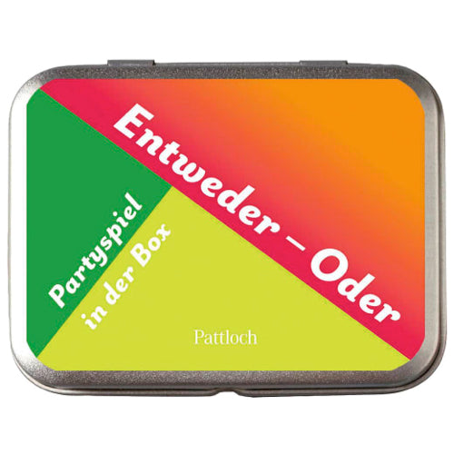Partyspiele in der Box - Entweder - Oder - Spiel — Ossiladen